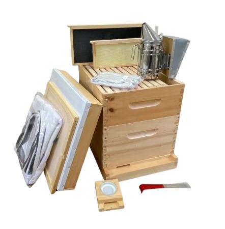 Beginner Beekeeping Kit Screened Bottom Board & Telescoping Cover ...